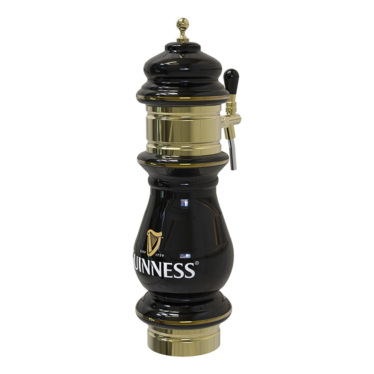 CERAMIC TOWER Guinness 1-3 Taps-Draft Beer Dispenser System-Bar ...