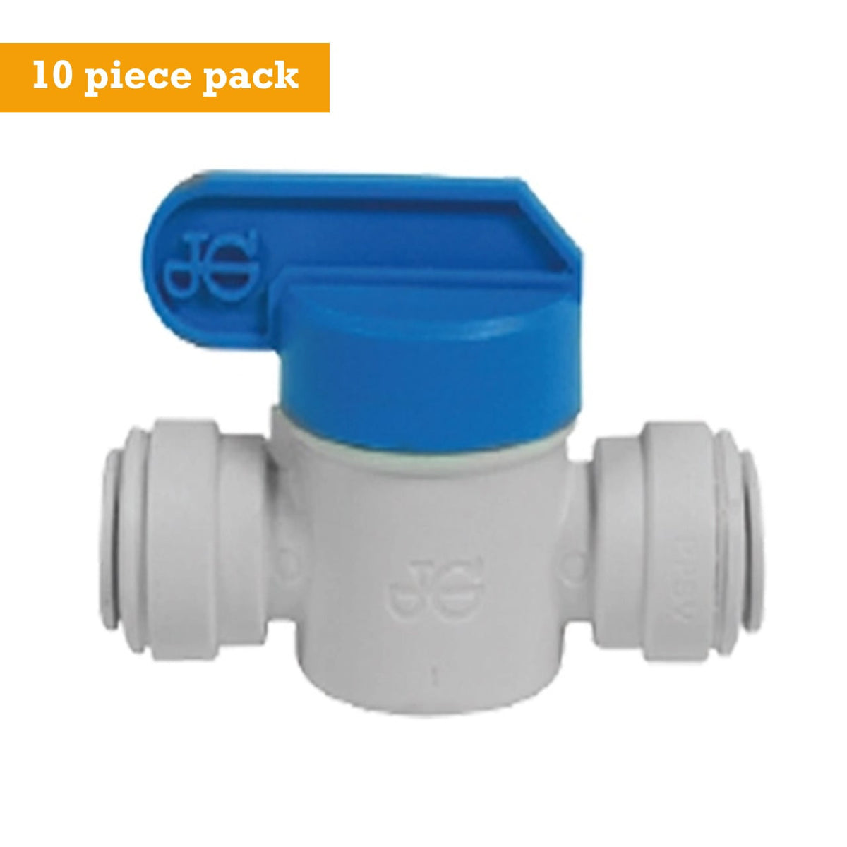 John Guest Fitting, Polypropylene Shut-Off Valve, 3/8" — insidebeer.com